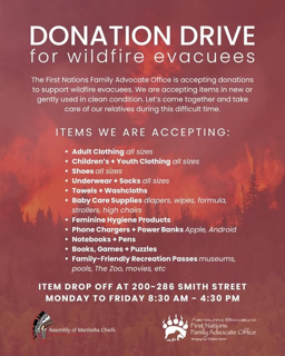 AMC Wildfire evacuee Donations – Unifor Local 7